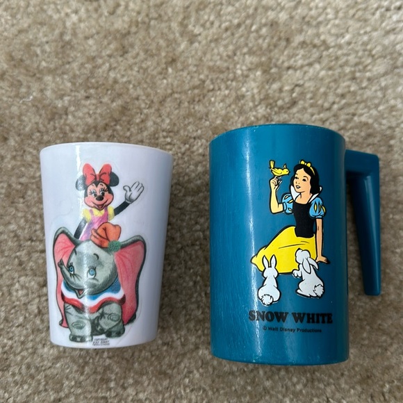Dining | Vintage Disney Plastic Cups | Poshmark
